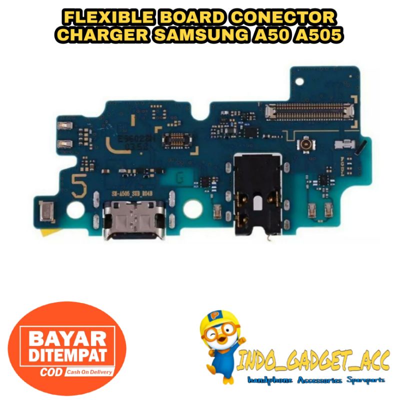 Jual FLEXIBLE BOARD CONECTOR KONEKTOR CHARGER PAPAN CAS SAMSUNG A50 A505 | Shopee Indonesia