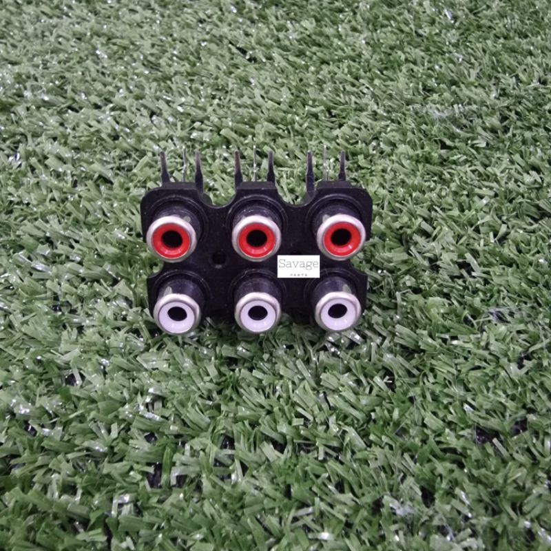 Jual SOCKET RCA 6P BELL 6 PIN 3x2P TANCAP PCB | Shopee Indonesia