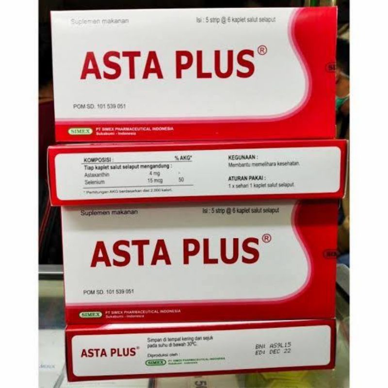 Jual Asta Plus Box isi 30 kapsul | Shopee Indonesia