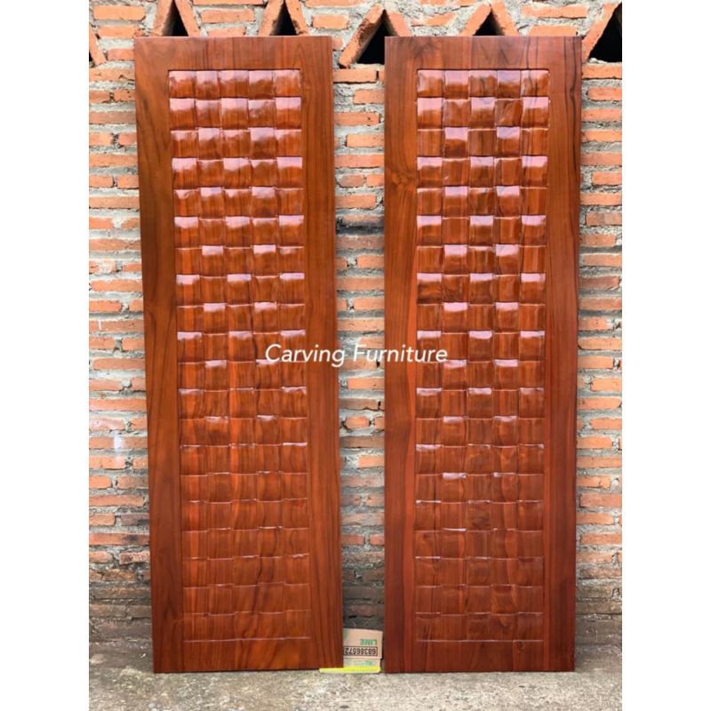 Jual pintu rumah ukir minimalis jati pintu villa hotel pintu rumah ...