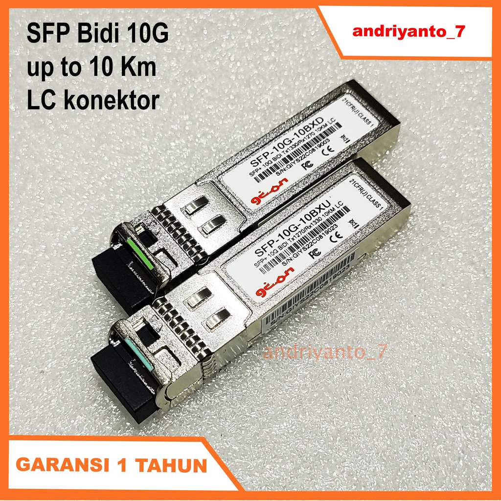 Jual SFP+ 10G BIDI compatible Cisco Juniper Mikrotik 10Km LC | Shopee Indonesia