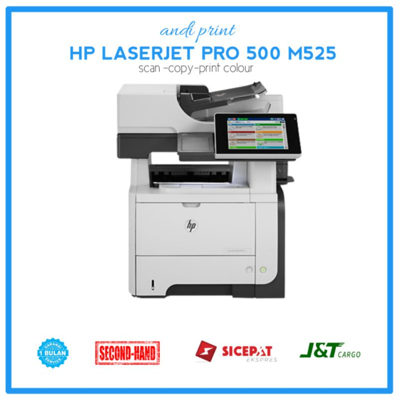 Jual Printer Hp LaserJet 500 MFP M525 | Printer Mesin Foto Copy ...
