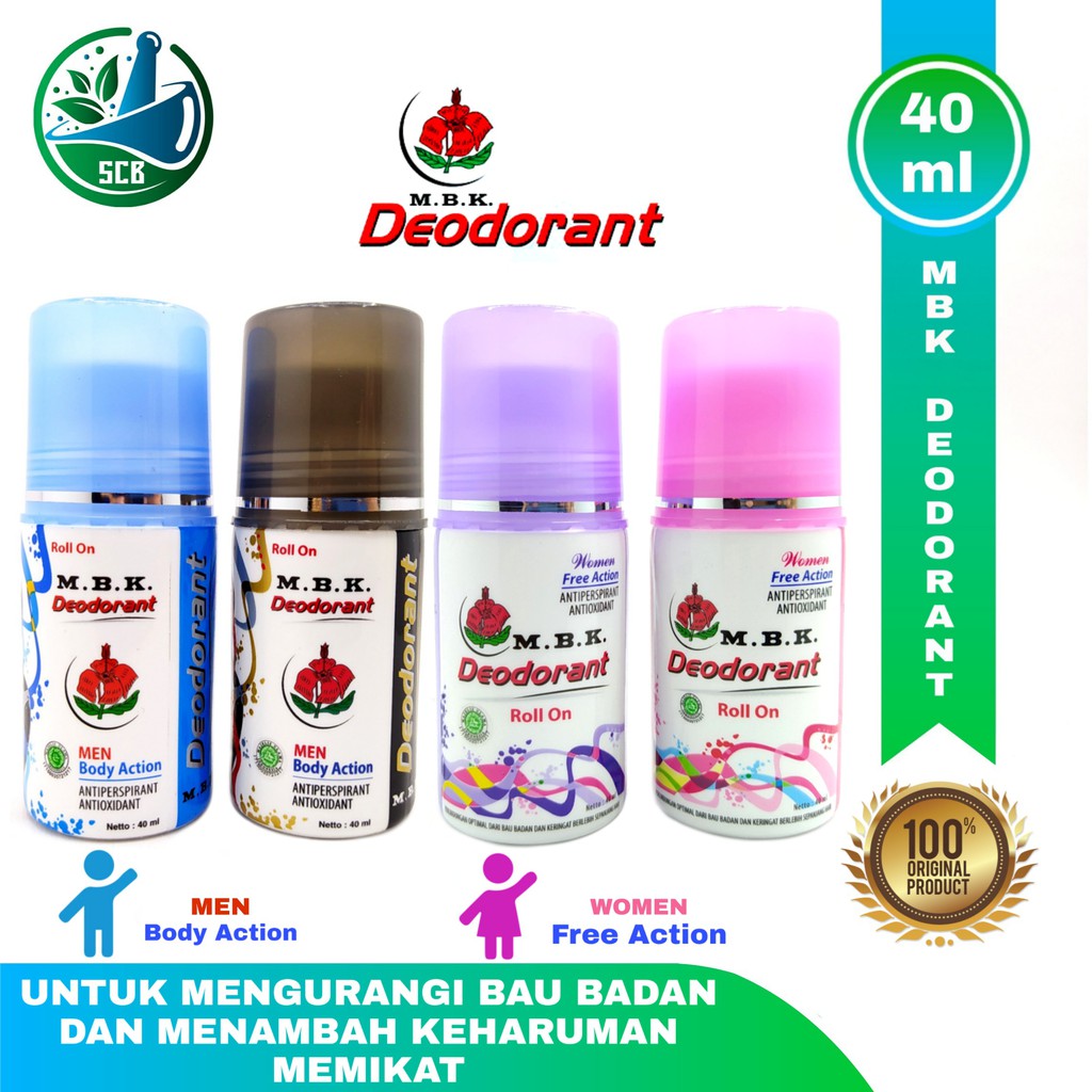 Jual MBK Deodorant Roll On - All Varian 40 ml | Shopee Indonesia