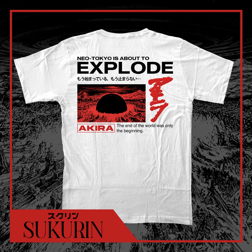 Jual Kaos Anime Akira "Neo Tokyo Explode" | Shopee Indonesia