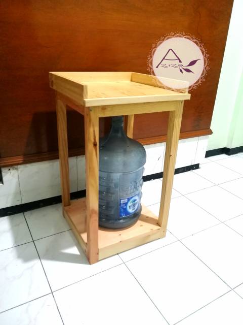 Jual Meja Dispenser 65cm Meja Galon 2 Susun Kayu Jati belanda | Shopee ...
