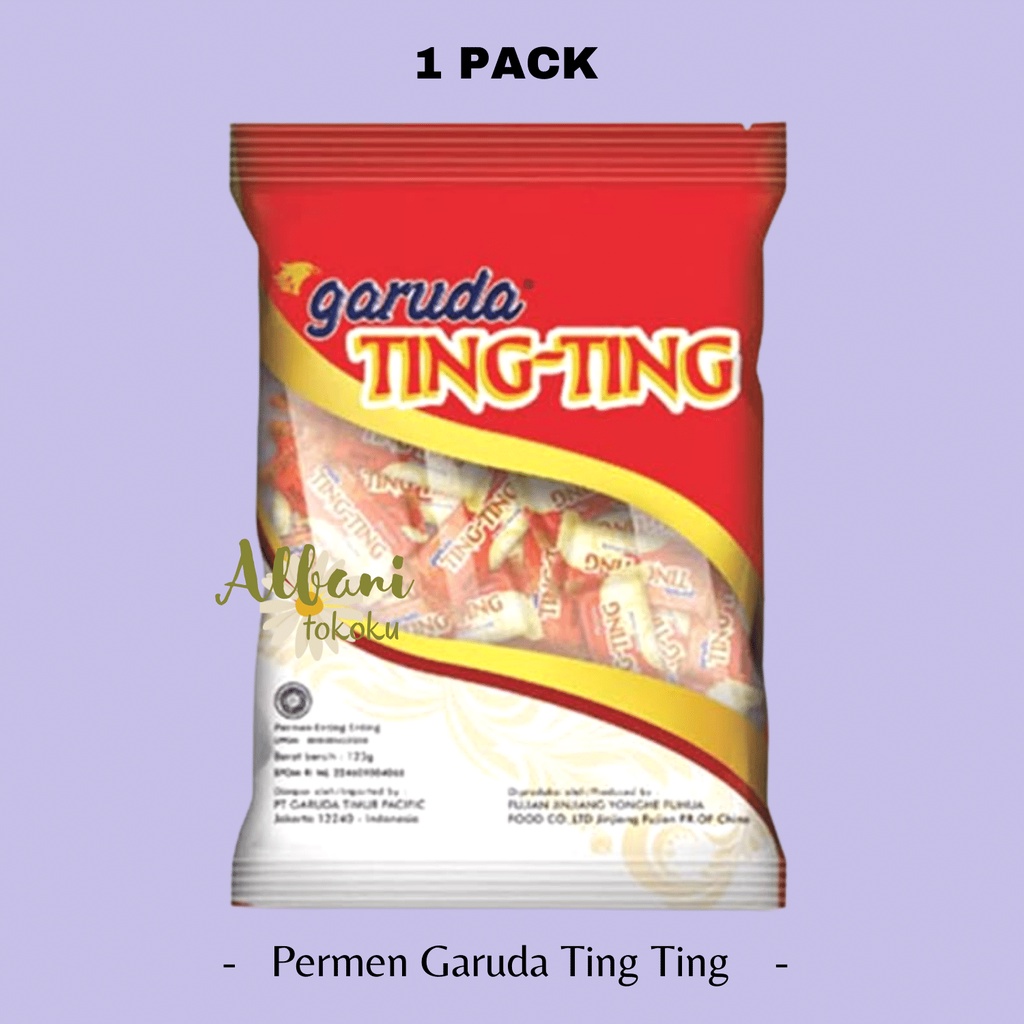 Jual Permen Garuda Ting Ting 1 Pack - Kemasan 125 gr - Permen Ting Ting ...