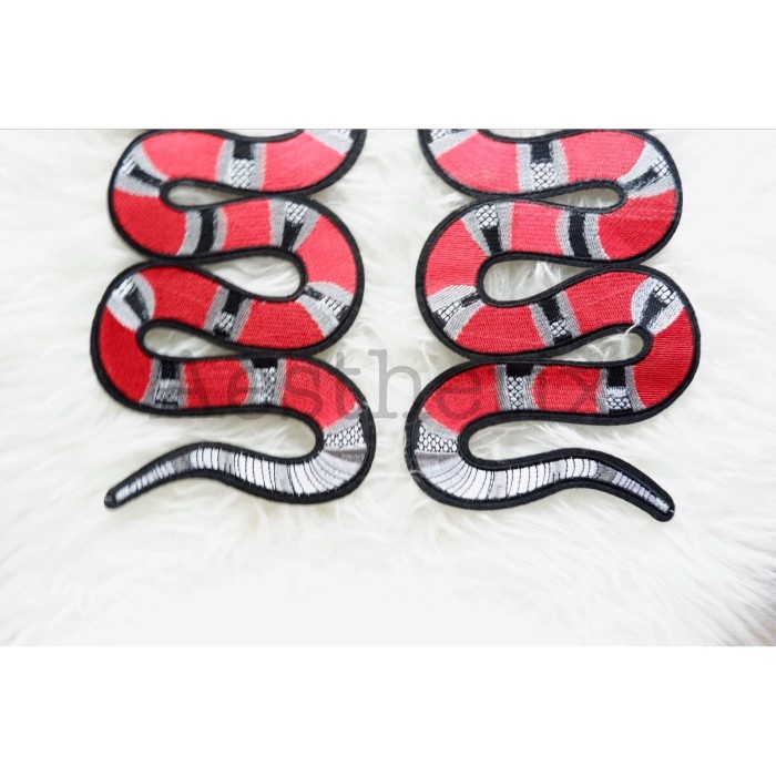 Jual Emblem-Patch- Gucci Snake Patch -Patch-Emblem. | Shopee Indonesia