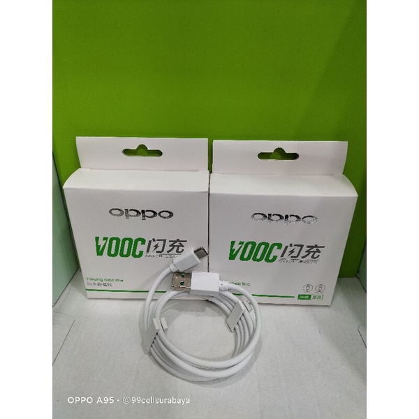 Jual Kabel data oppo original type C USB cable VOOC kabel charger oppo ...