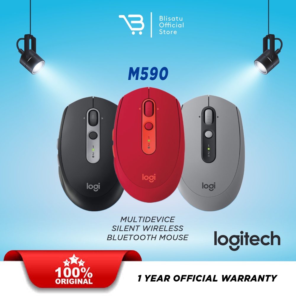 Jual Logitech M590 Multi Device Wireless Mouse | Shopee Indonesia