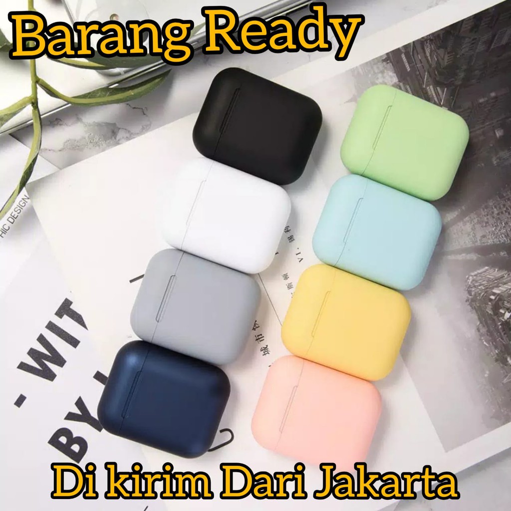 Jual Headset Bluetooth Wireless Inpods 12 macaroon | Shopee Indonesia