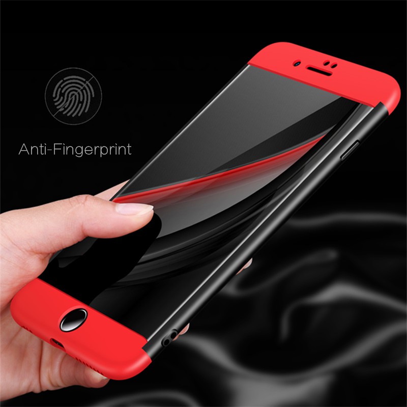 Jual Iphone 8 / 8 Plus Case 360 Full Protection 3 in 1 Casing Hard Case ...