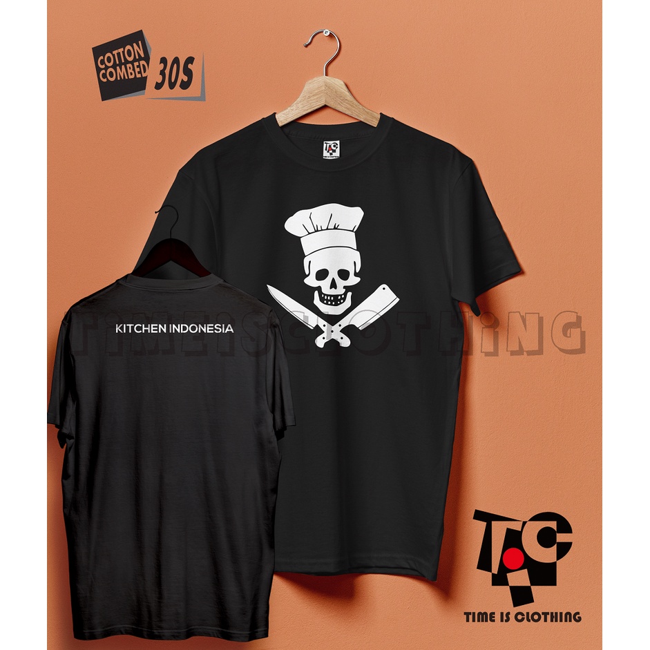 Jual Kaos Baju Combed 30S Distro CHEF KOKI KITCHEN polos custom ...