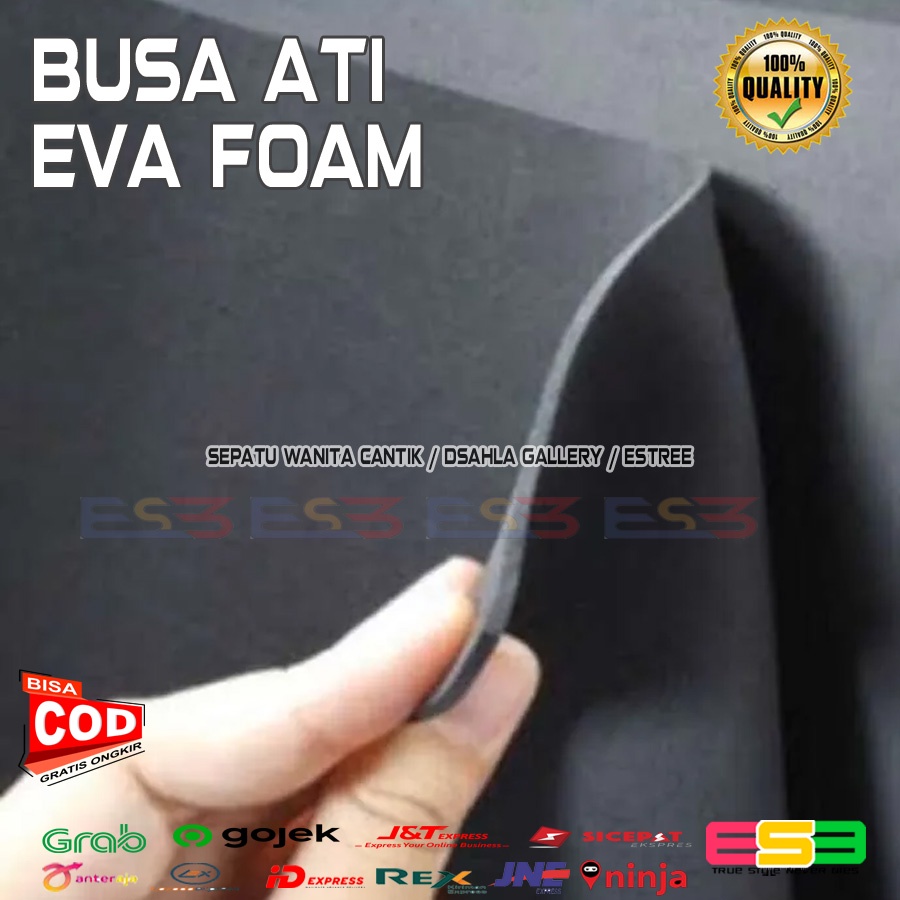 Jual Busa Ati Tebal 1 mm Lembaran / Eva Foam Lembaran / Sponge Spon Eva ...