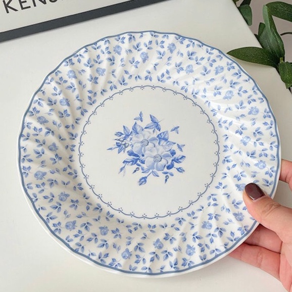 Jual CHAN | Chan Blue Vintage Dessert Plate | Piring Vintage TWBE ...