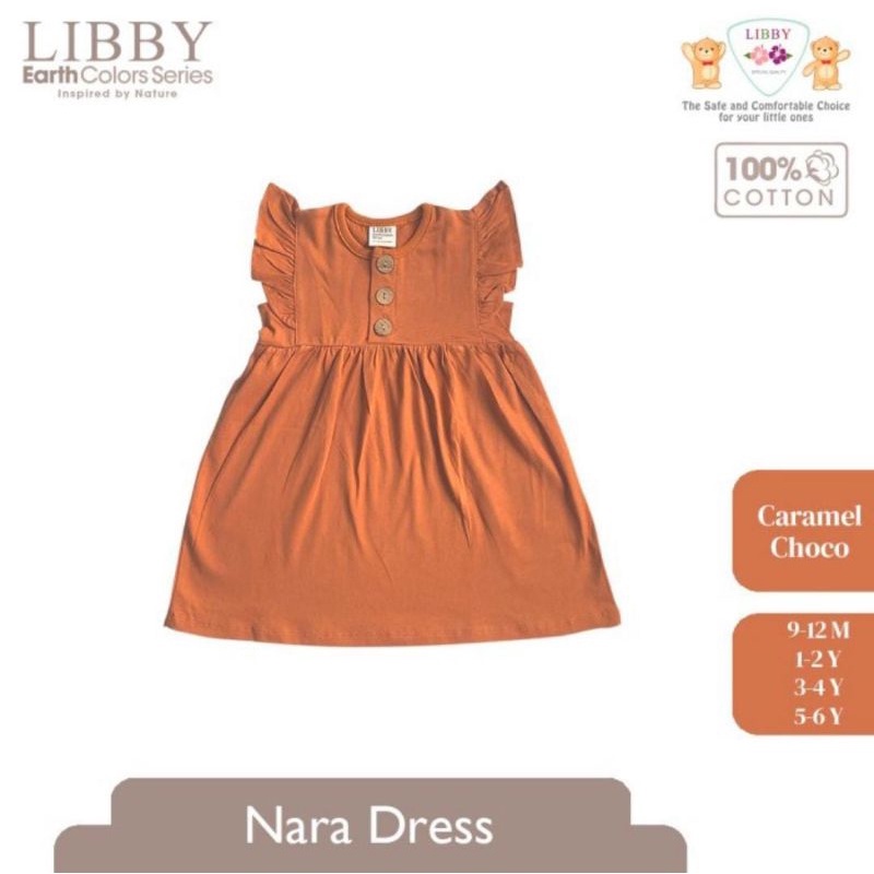 Jual Libby Baby Nara Dress Earth Color Dress Anak Perempuan Daster ...