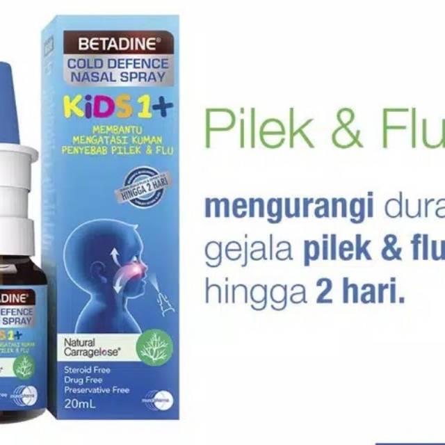 Jual Betadine cold defence nasal spray// semprot flu | Shopee Indonesia