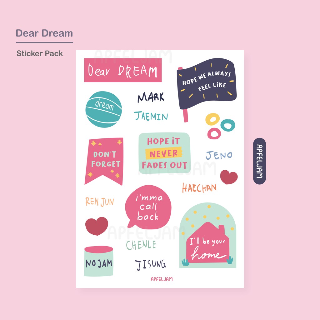 Jual Neo Dear Dream Sticker Set | Shopee Indonesia