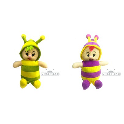 Jual [30 cm] Boneka Hachi || Boneka Honey Bee || Boneka Lebah Hijau dan ...