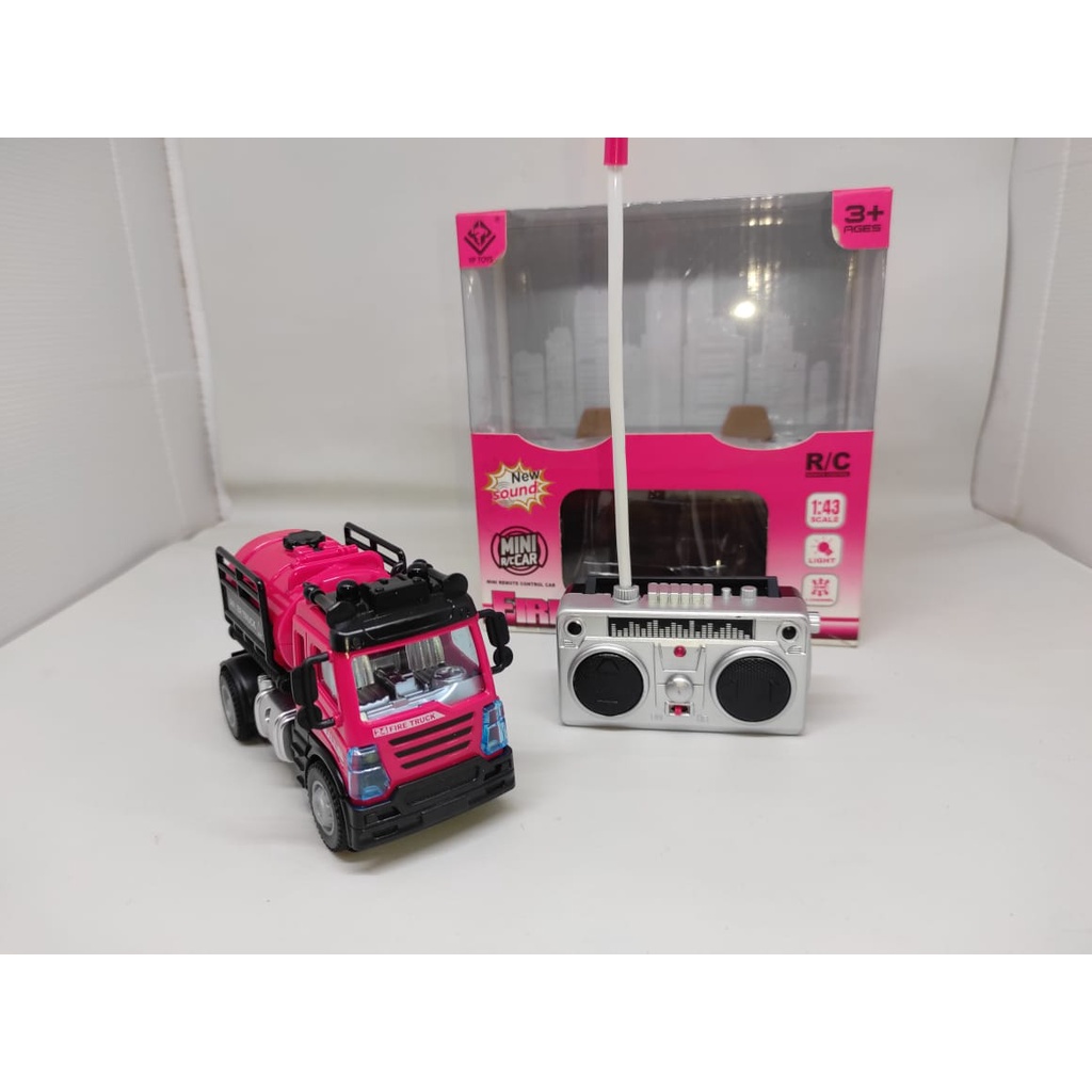 Jual Mobil Remote Control Fire TRUCK Remote Engine Mini Pemadam RC 6160 ...