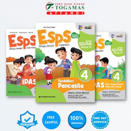 Jual ESPS : PENDIDIKAN PANCASILA UNTUK SD/MI KELAS IV (KURIKULUM MERDEKA) 4 | ESPS IPAS ILMU ...