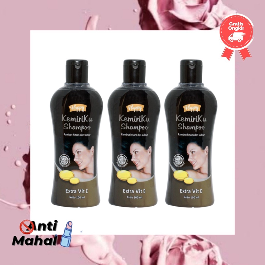 Jual HAPPY KEMIRIKU _ Shampoo Rambut Hitam dan Subur 100ml (BPOM ...
