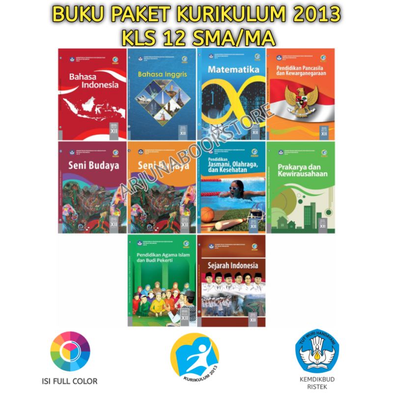 Jual BUKU PAKET KELAS 12 SMA MAT PKN INDONESIA PJOK SEJARAH INGGRIS K ...