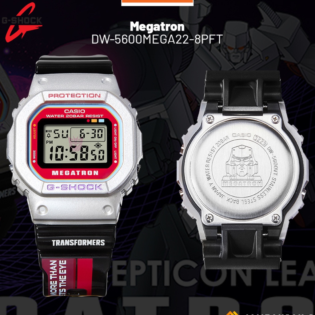 Jual Casio G SHOCK 2022 x "TRANSFORMERS" Back to the 80s Series ...