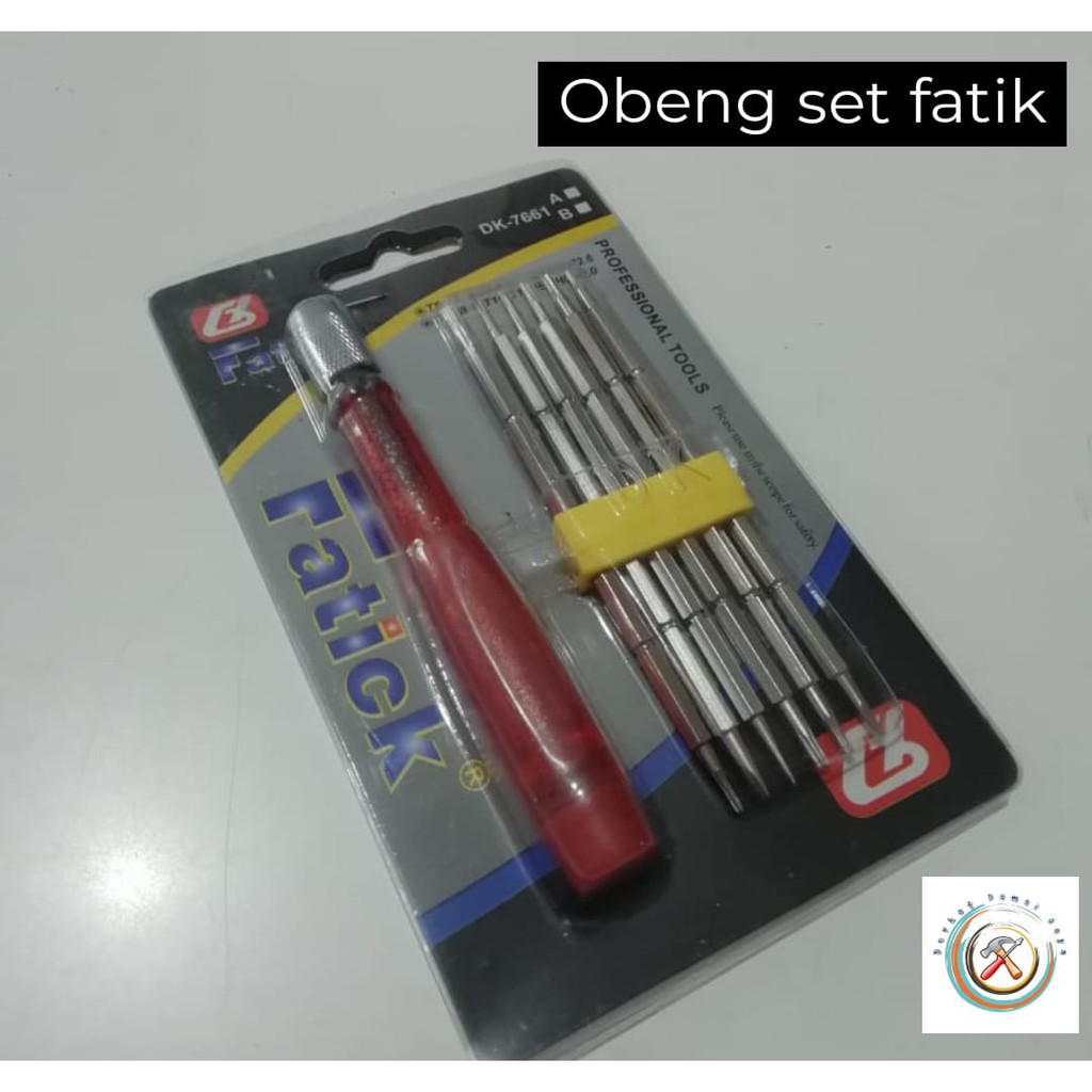 Jual obeng set Fatik 12 mata obeng (professional tool) | Shopee Indonesia