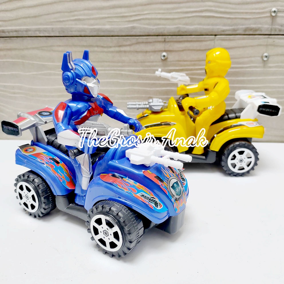 Jual TGA 4 Wheels Robot Motorcycle Mainan Sepeda Motor ATV Transformers ...