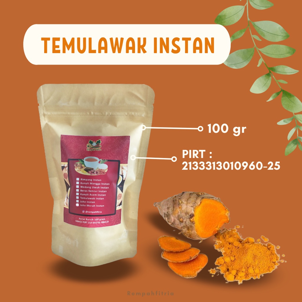 Jual Minuman Jamu Sari Temulawak Instan Serbuk Bubuk Tradisional Plus ...