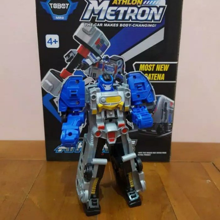 Jual Mainan robot Athlon Metron - Mainan Robot mini kereta api | Shopee ...