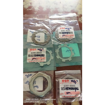 Jual Mur dan ring washer laher roda depan suzuki Jimny katana full set ...