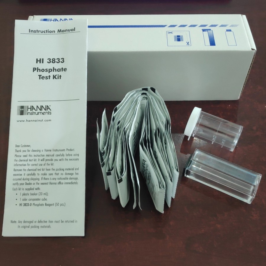 Jual Phosphate Test Kit aprox 50 tests HANNA HI3833 | Shopee Indonesia