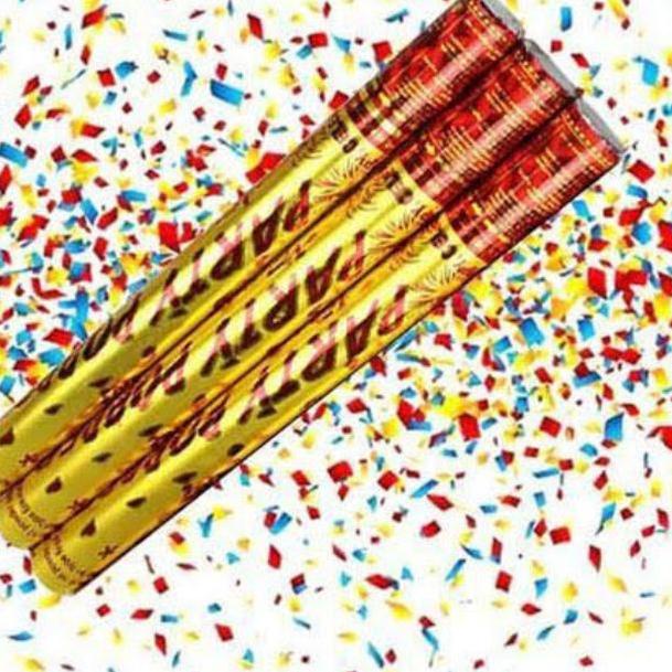 Jual CONFETTI konfeti 50 cm PARTY POPPER poppers pooper confeti ...