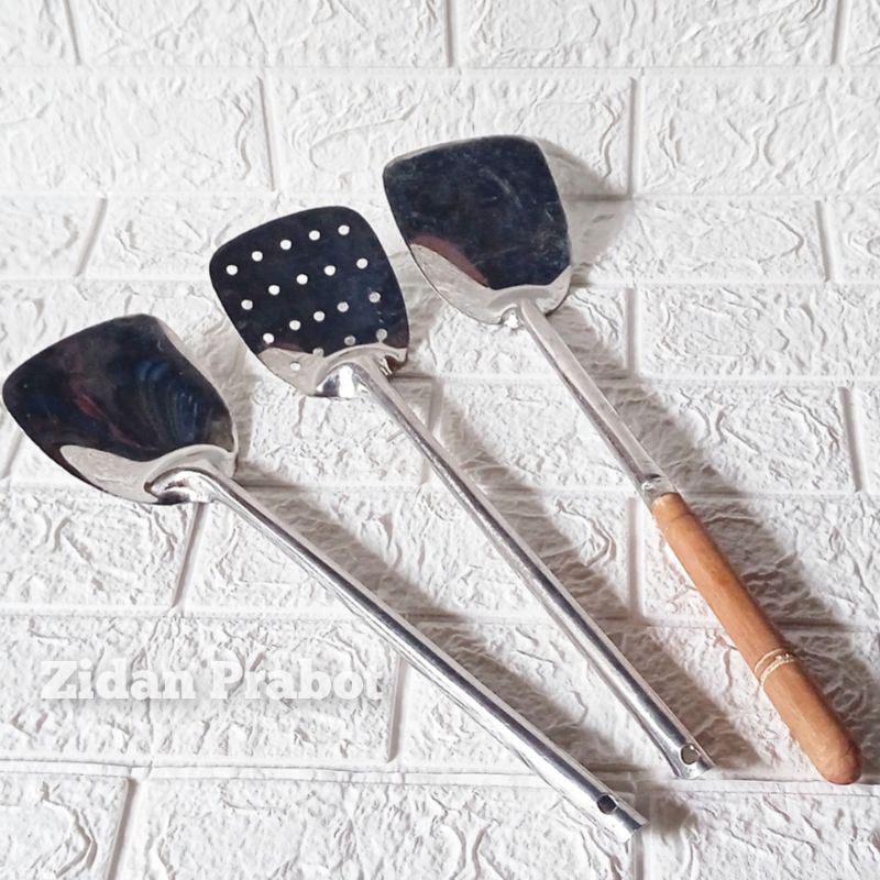 Jual Spatula Sutil Sodet Stainless Ukuran Besar | Shopee Indonesia