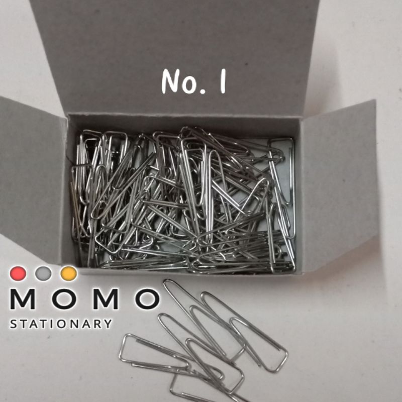 Jual Klip kertas No. 1/ klip kertas No. 1 v-tec / penjepit kertas ...