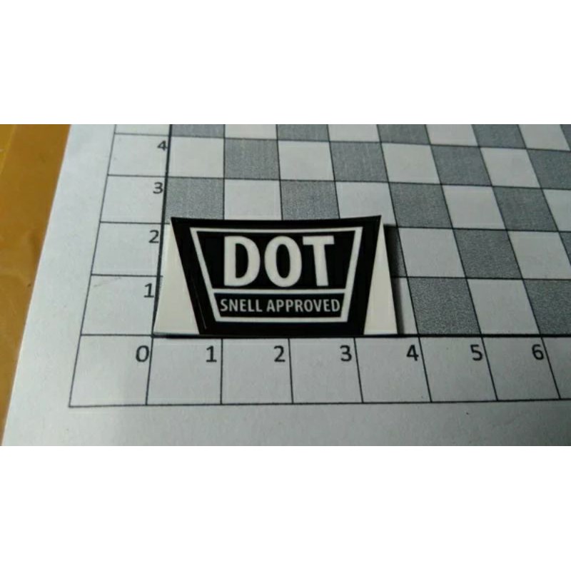 Jual stiker DOT SNELL APPROVED helm universal | Shopee Indonesia