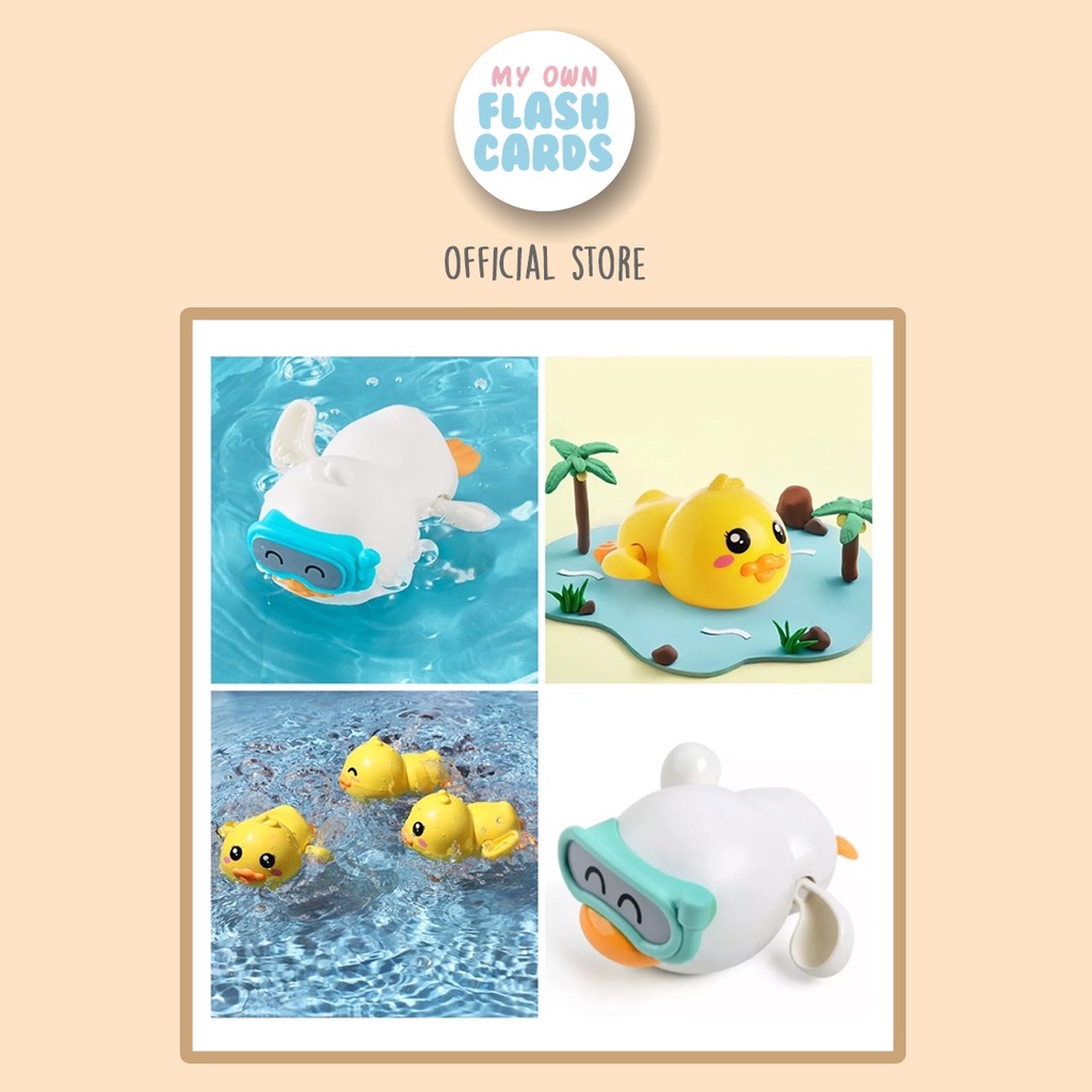 Jual Mechanical Swimming Duck Water Toy - Mainan Air Mandi Putar Bebek ...