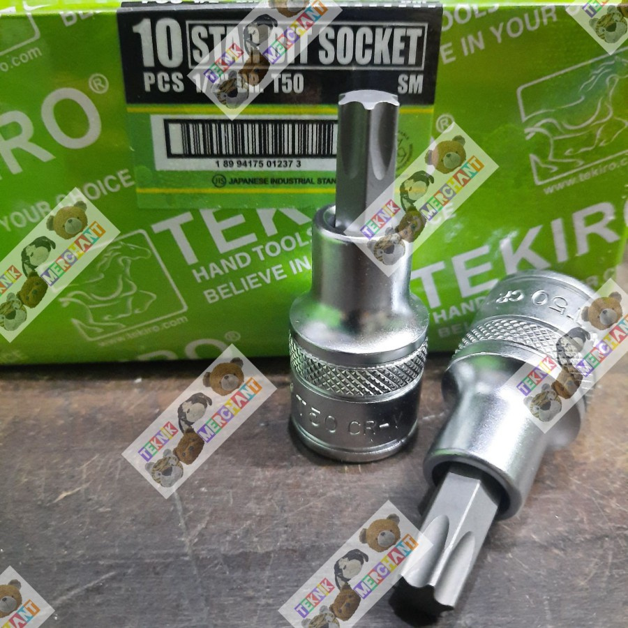 Jual starbit socket tekiro T50 1/2 dr star bit tekiro t 50 sok bintang | Shopee Indonesia