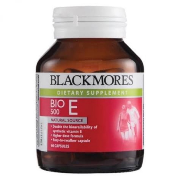 Jual (READY STOCK) Blackmores Bio E 500 IU Vitamin E 30tablet | Shopee ...