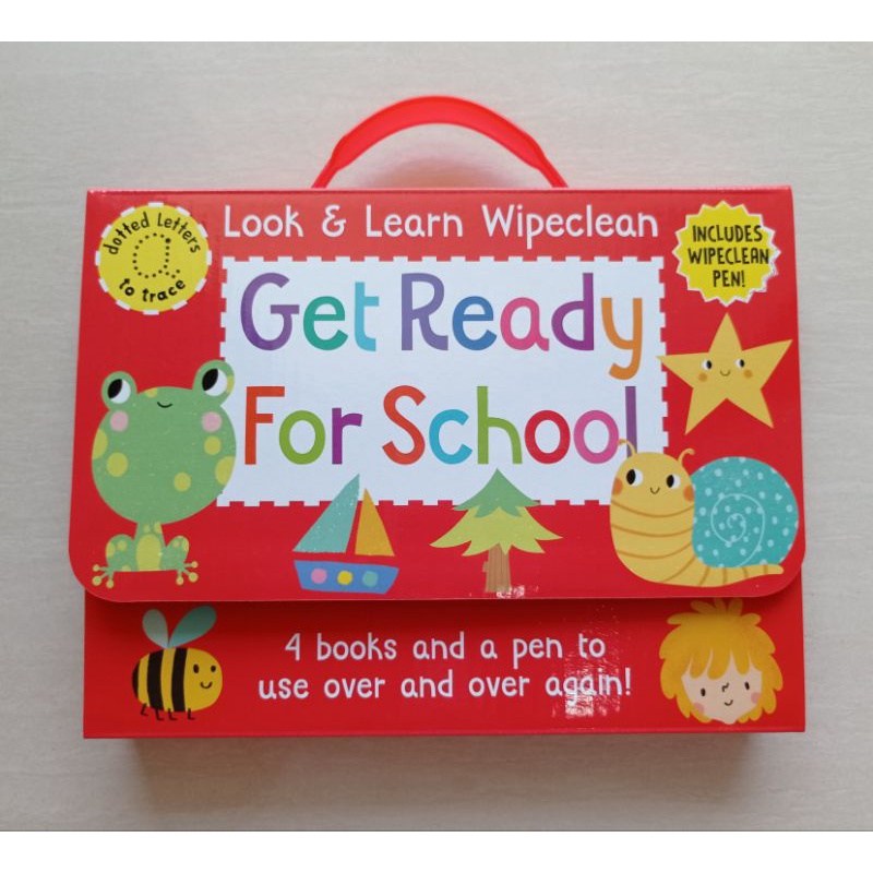 Jual Look & Learn Wipe clean: Get Ready for School pack (4 books and 1 ...