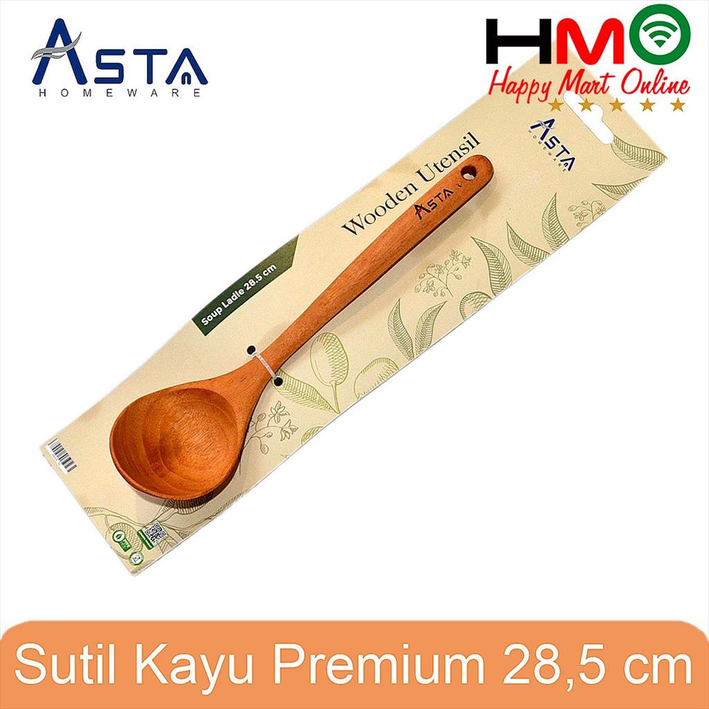 Jual Sendok Sup Kayu Premium Sodet Sutil Kayu Asta ASWS-03 Wooden ...