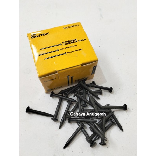 Jual Paku Beton Hitam / Paku Baja Hitam / Paku Tembok 2,5cm | Shopee ...