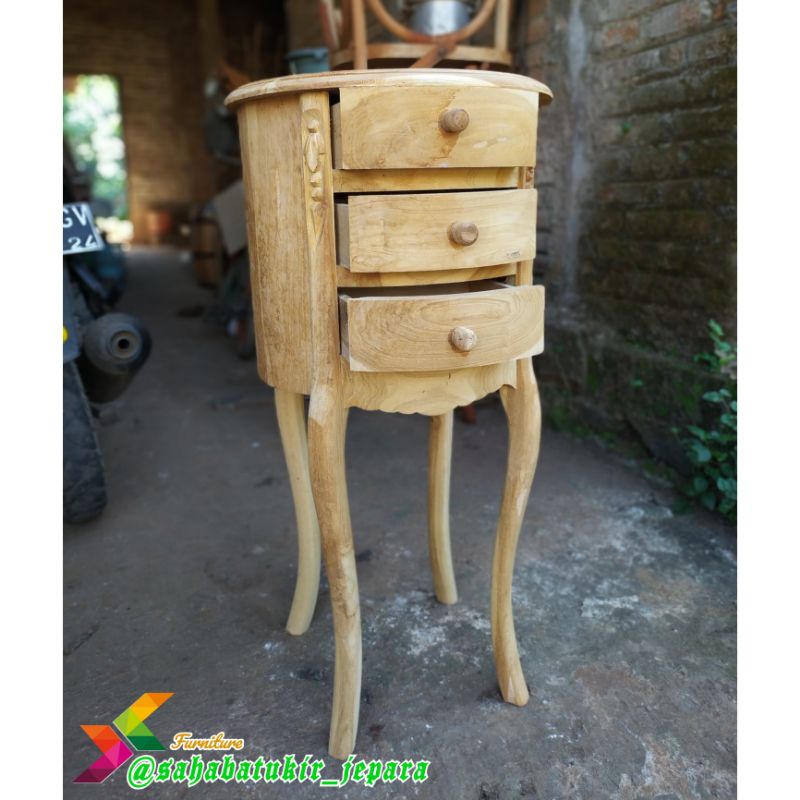 Jual Nakas Klasik MURAH || Nakas Cempolong || Nakas Cumi kayu jati ...