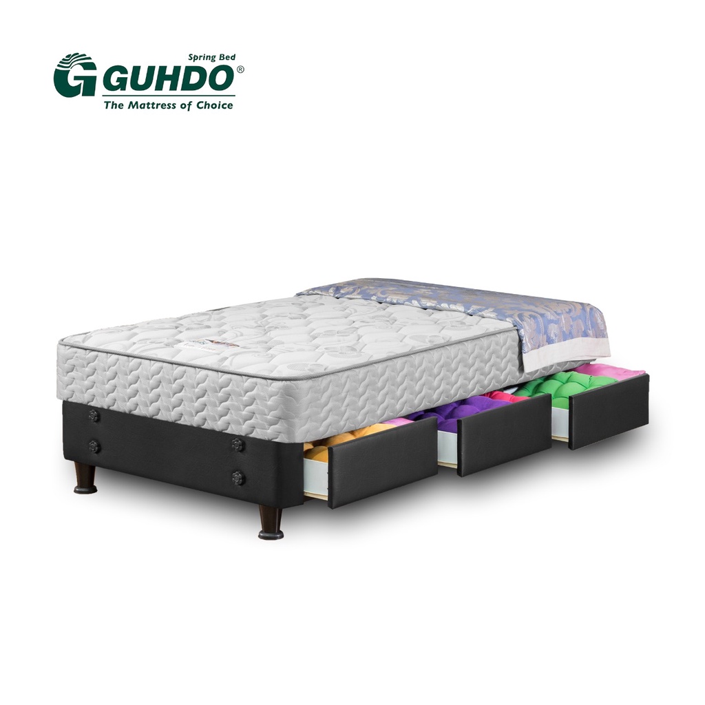 Jual Kasur Springbed Guhdo New Prima Drawer Bed - Set Tanpa Sandaran (Divan / Dipan 3 Laci ...