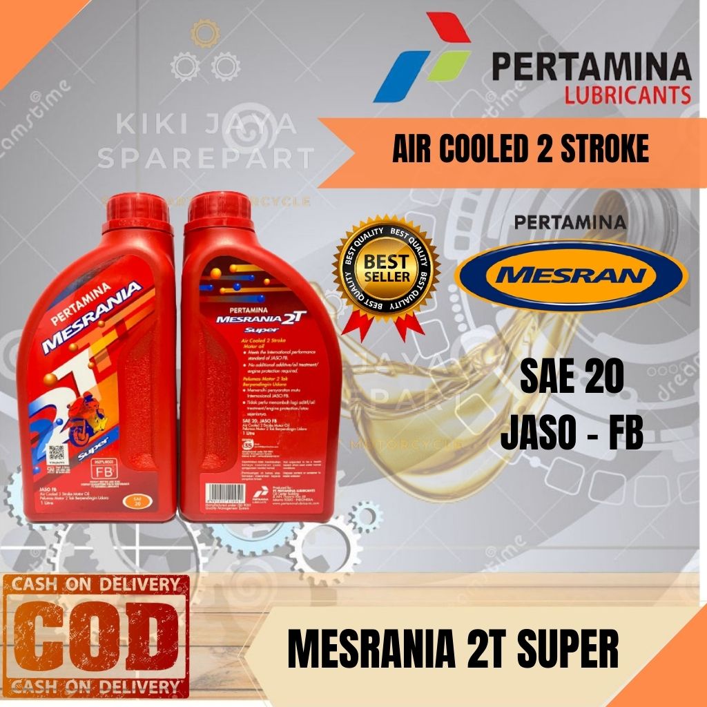 Jual OLI OIL SAMPING MESRANIA 2T SUPER SAE 20 1LITER OLI 2 STROKE ...