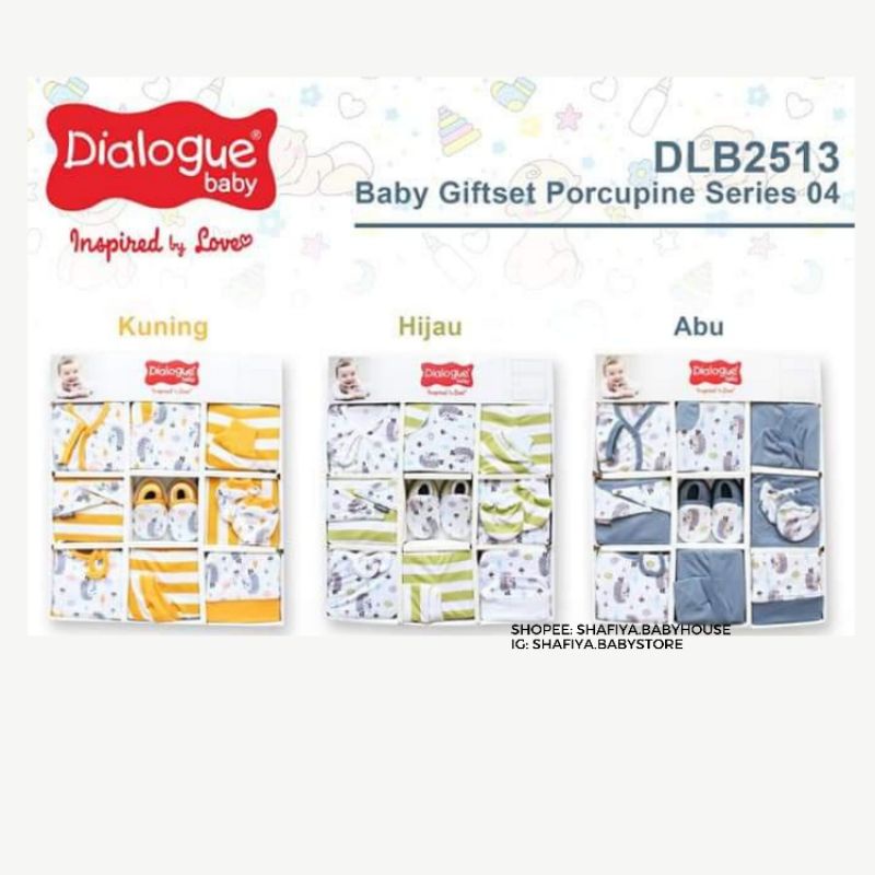 Jual Dialogue Baby Gift Set Porcupine Series DLB 2513 | Shopee Indonesia