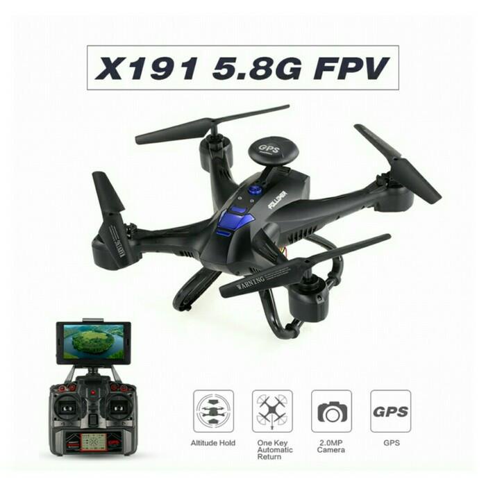 Jual Zackymall Drone Xinlin X191 2.4G 4Ch 2.0Mp Hd Camera 5.8G Fpv ...