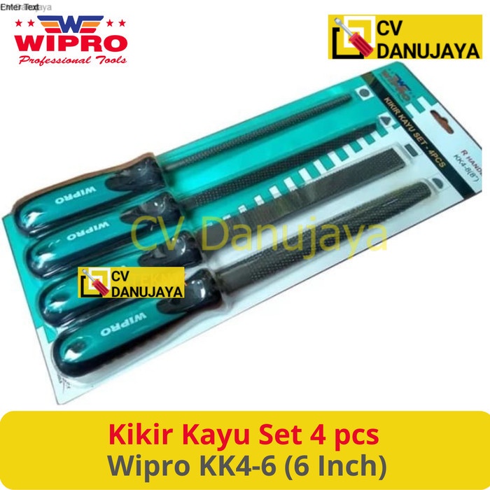 Jual Kikir Kayu Set 4 pcs Patar Kayu Tukang 6 Inch Wipro KK4-6 | Shopee ...