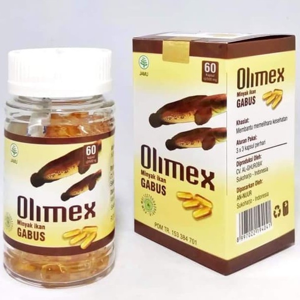 Jual Olimex Minyak Ikan Gabus | Kapsul Minyak Albumin Ikan Gabus ( 60 ... Jual Olimex Minyak Ikan Gabus | Kapsul Minyak Albumin Ikan Gabus ( 60 ...